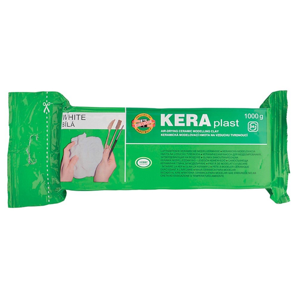 Ore džiūstantis molis (baltas, 1000 g) - lavinuvaika.lt